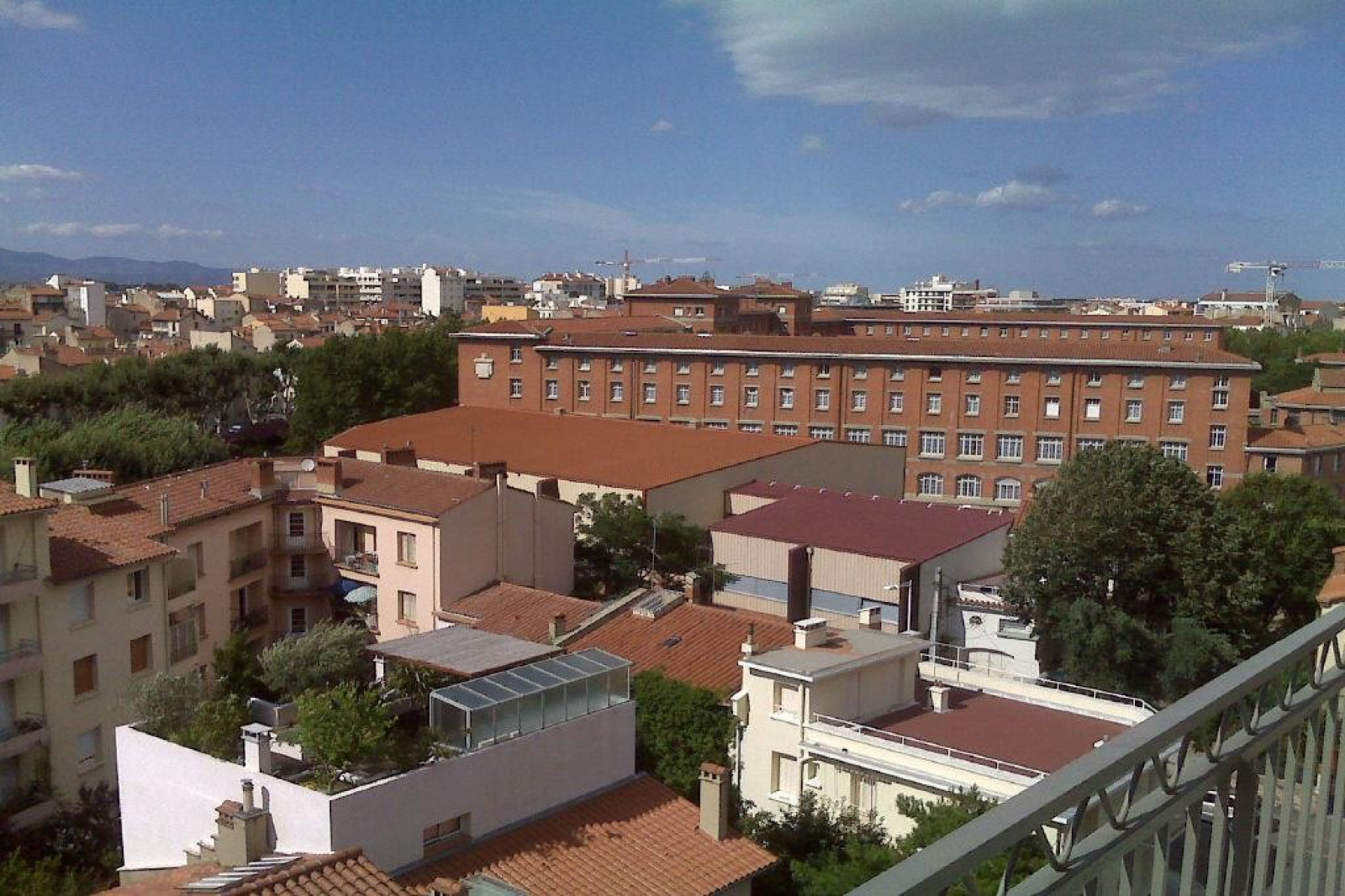 Vente Perpignan lycée Arago Lumineux T3 avec vue dégagée